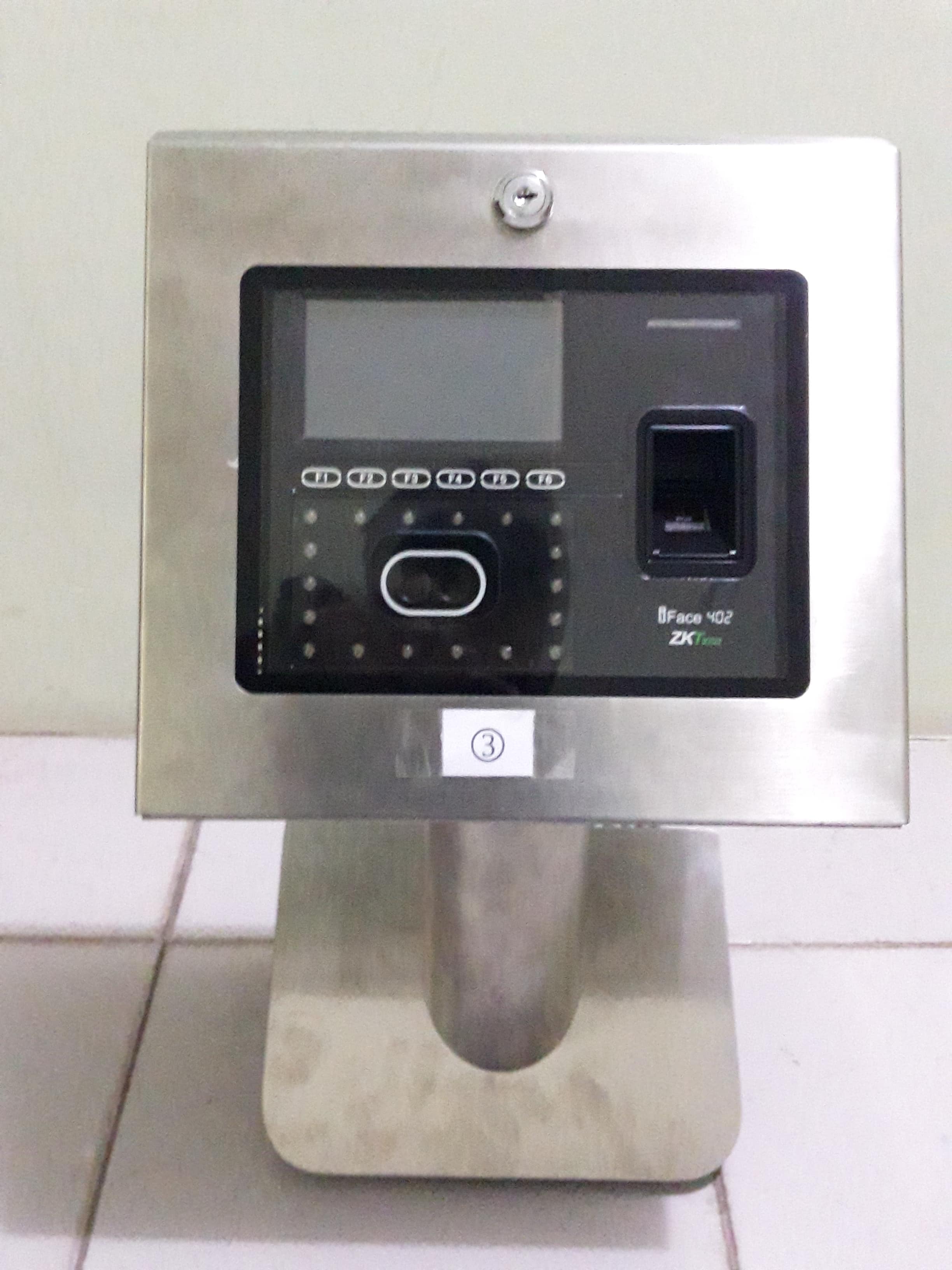 Turnstile with Face Reader Installation - Lenvica HRMS