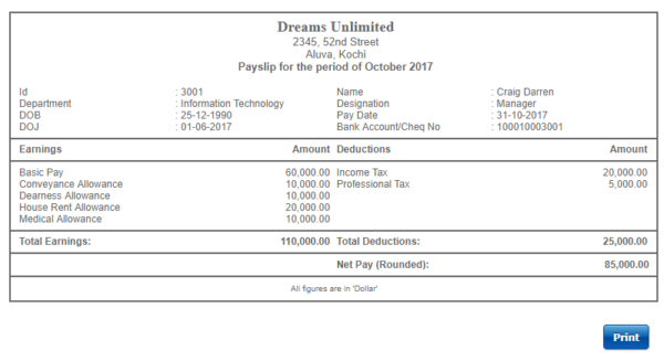 What are ePayslips in Payroll Software? - Lenvica HRMS