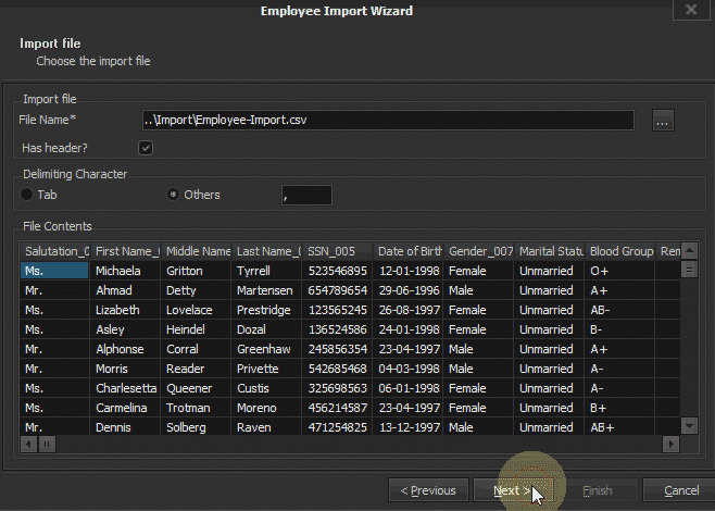 Overview of Module 'Employee' - Lenvica HRMS